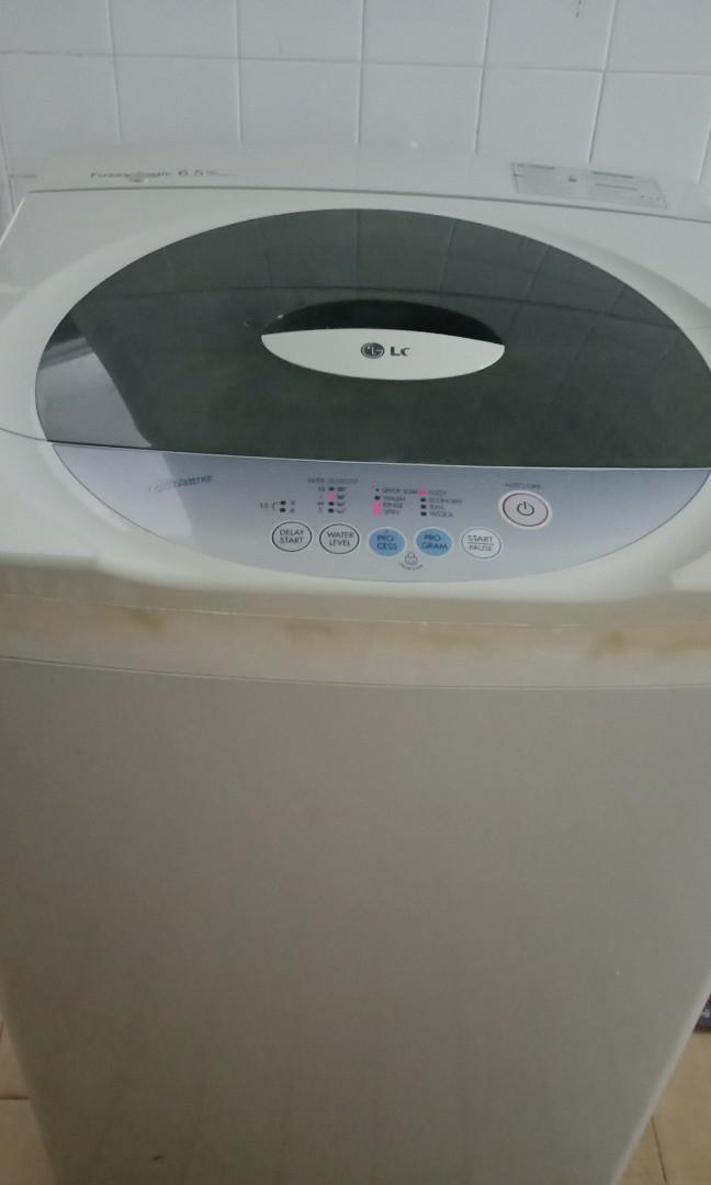 LG Fuzzy Logic 6 5kg Washing Machine TV Home Appliances Washing