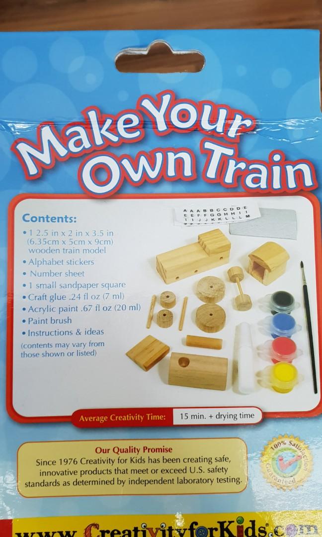 Make your own train. Creativity for kids., Hobbies & Toys, Toys & Games ...