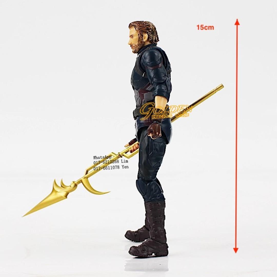 Marvel Avengers Infinity War SHF S.H.Figuarts Captain America PVC ...