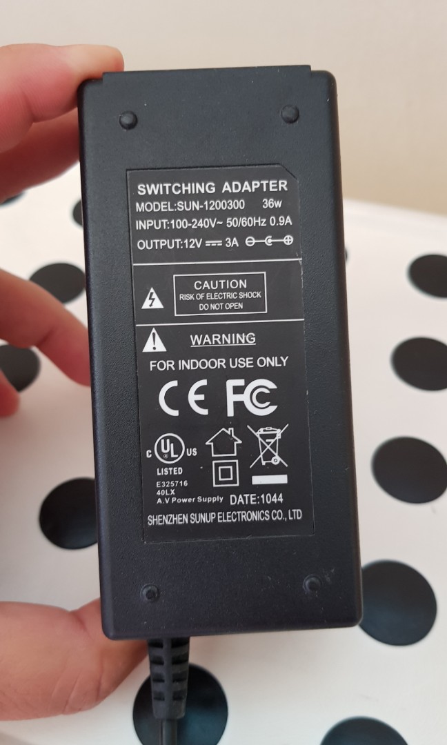 PK Power AC/DC Adapter For Shenzhen SUNUP ELECTRONICS SUN-1200300 ...