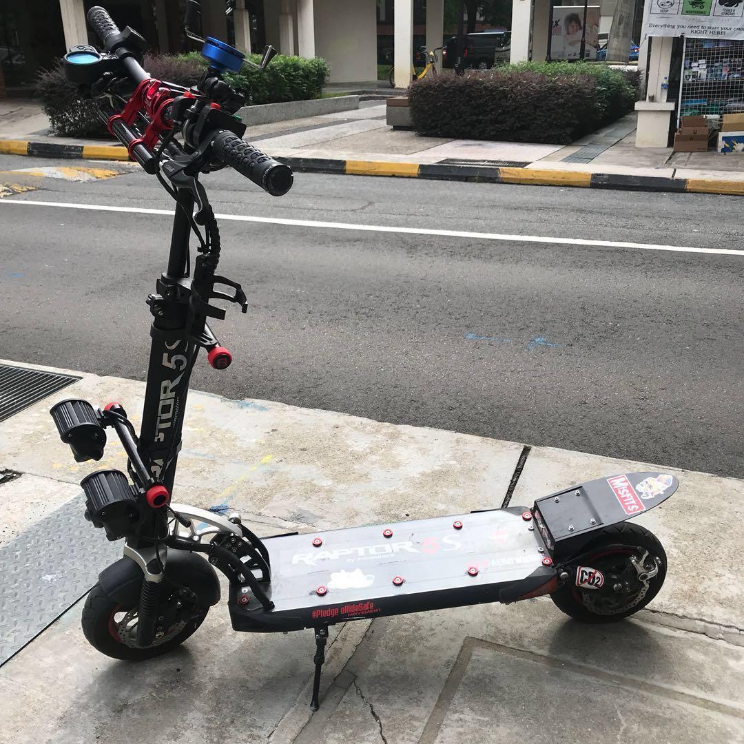 Raptor 5S , Sports Equipment, PMDs, E-Scooters & E-Bikes, E-Scooters ...