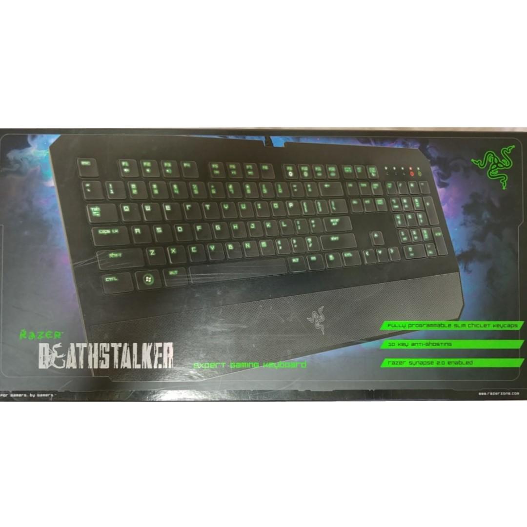 Razer Green DeathStalker Lighted keyboard, Computers & Tech, Parts ...