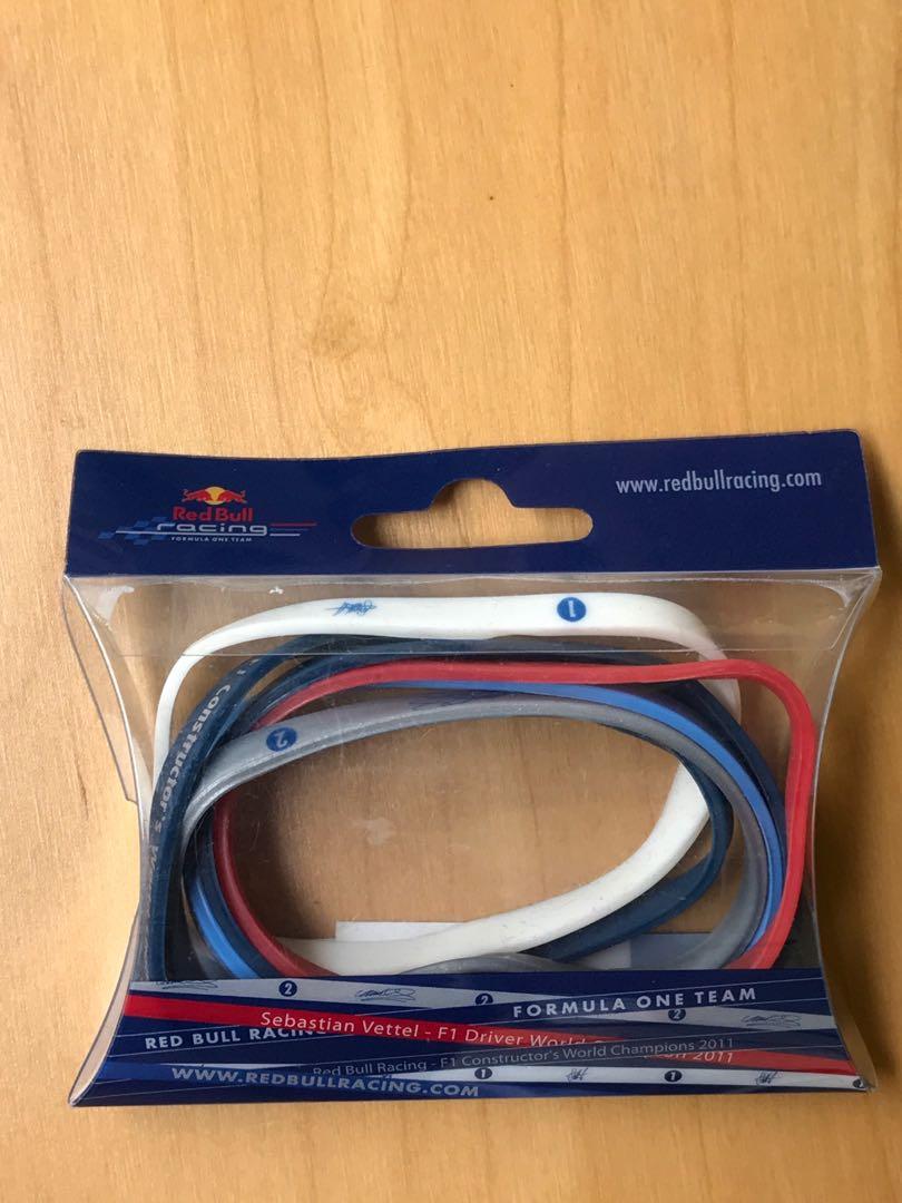 Red Bull Racing F1 rubber wristbands, Men's Fashion, Bags, Belt bags ...