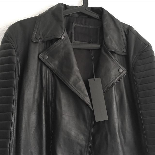 Represent Clothing Wraith Nappa Leather Biker Jacket, Luxury on Carousell