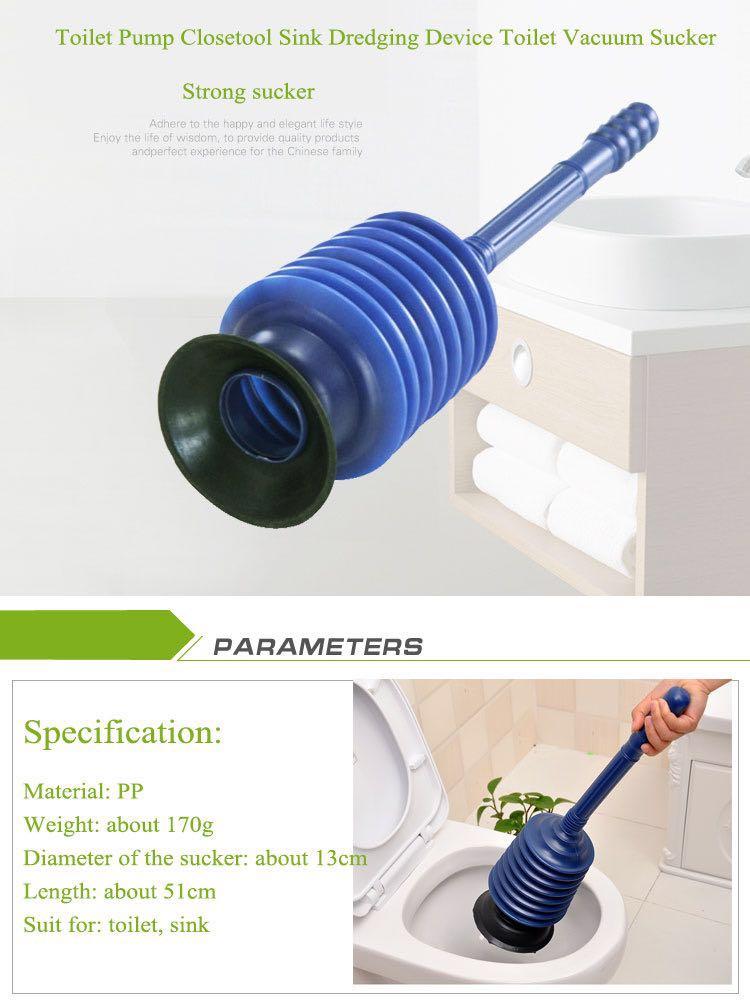 Toilet Pump Closetool Sink Dredging Device Toilet Vacuum Sucker Sink ...