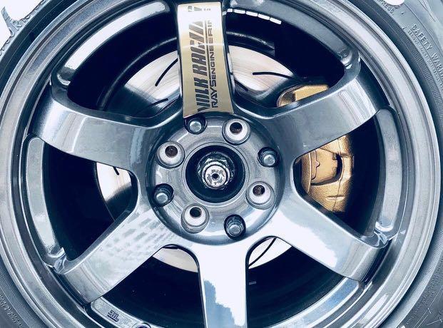 TRW slotted rotor with Project mu spec brake pad, Car Accessories ...