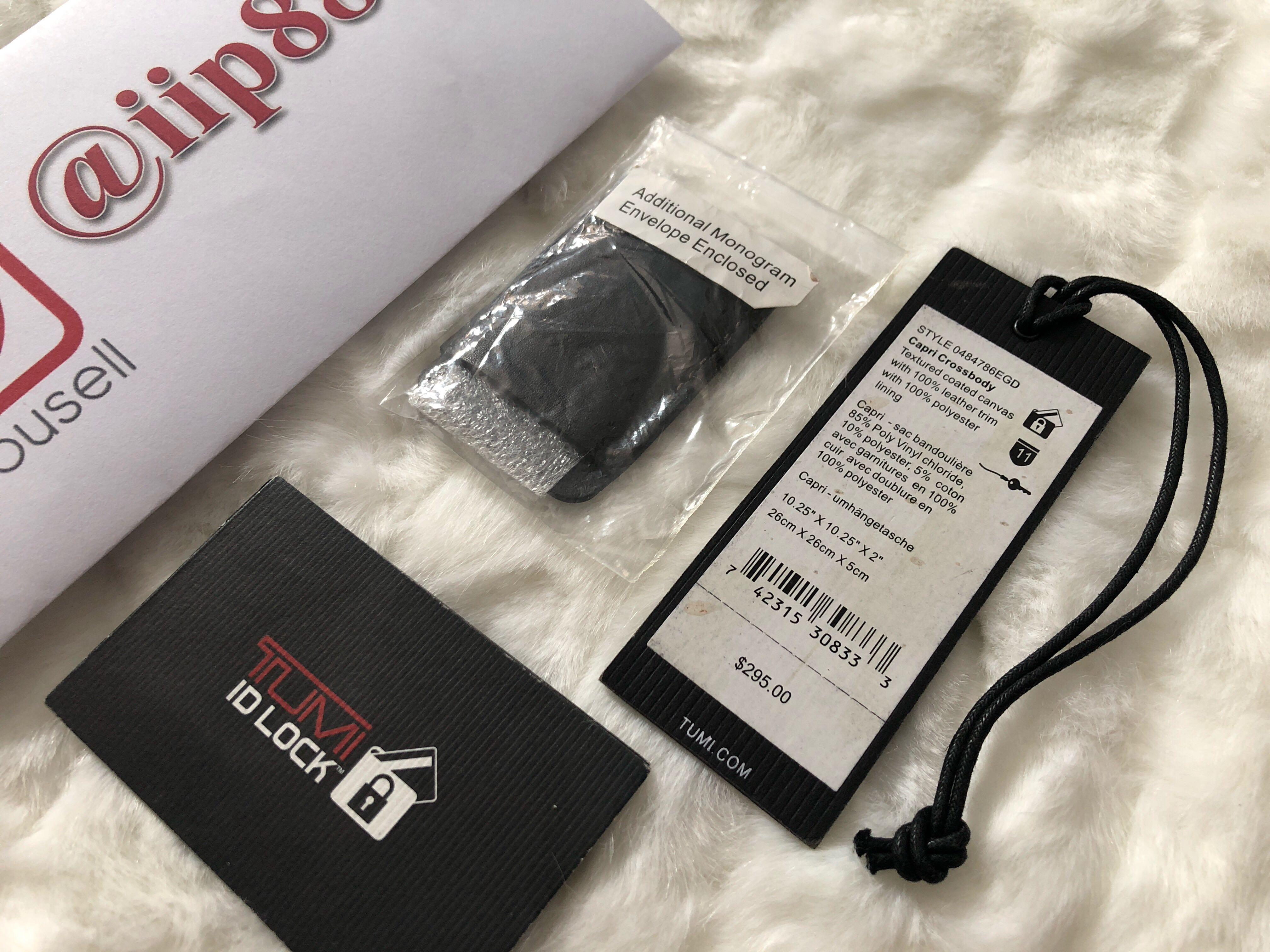 Tumi Capri Crossbody (ID Lock), Fesyen Pria, Tas & Dompet di Carousell