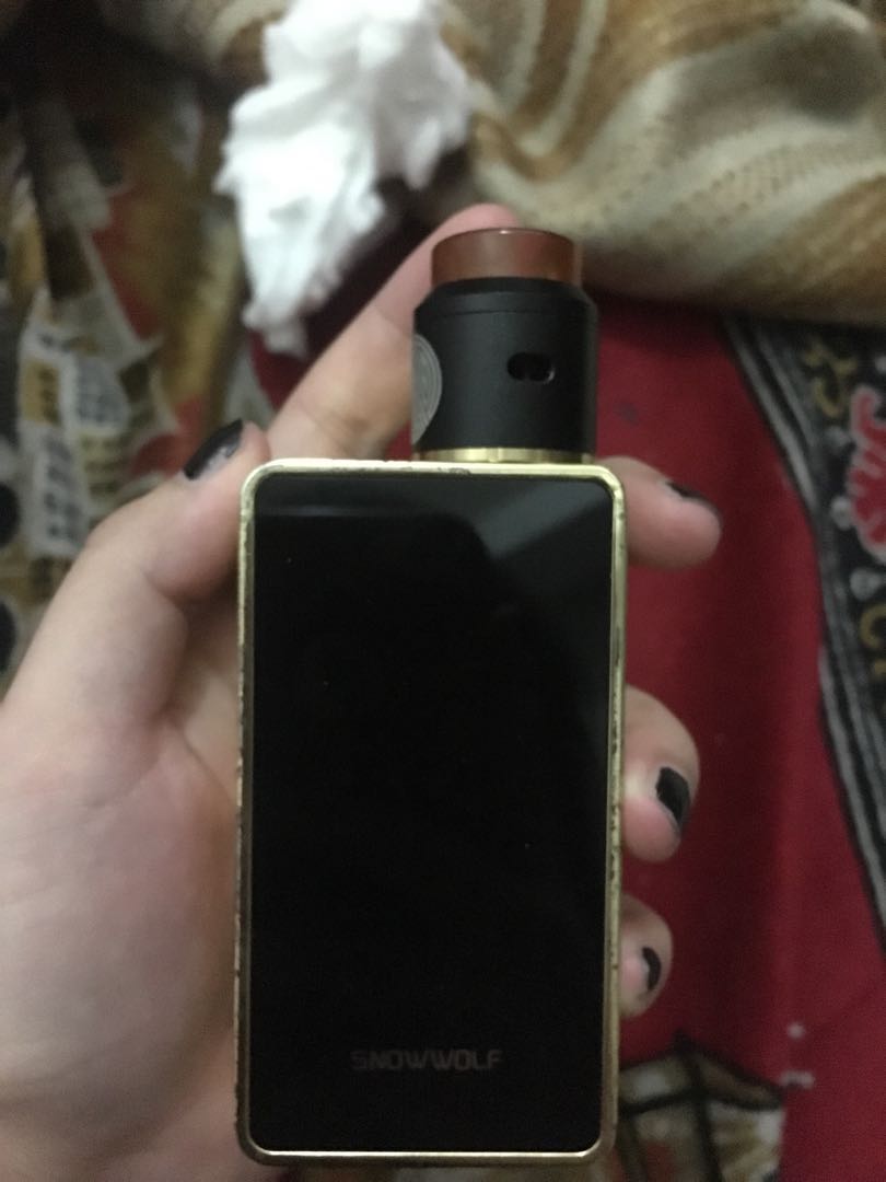 VAPE SNOW WOLF + MOD RDA, Barang Yang Dicari di Carousell