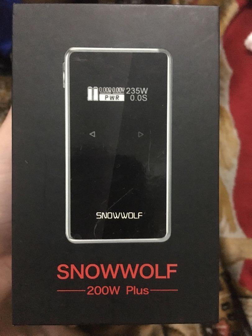 VAPE SNOW WOLF + MOD RDA, Barang Yang Dicari di Carousell