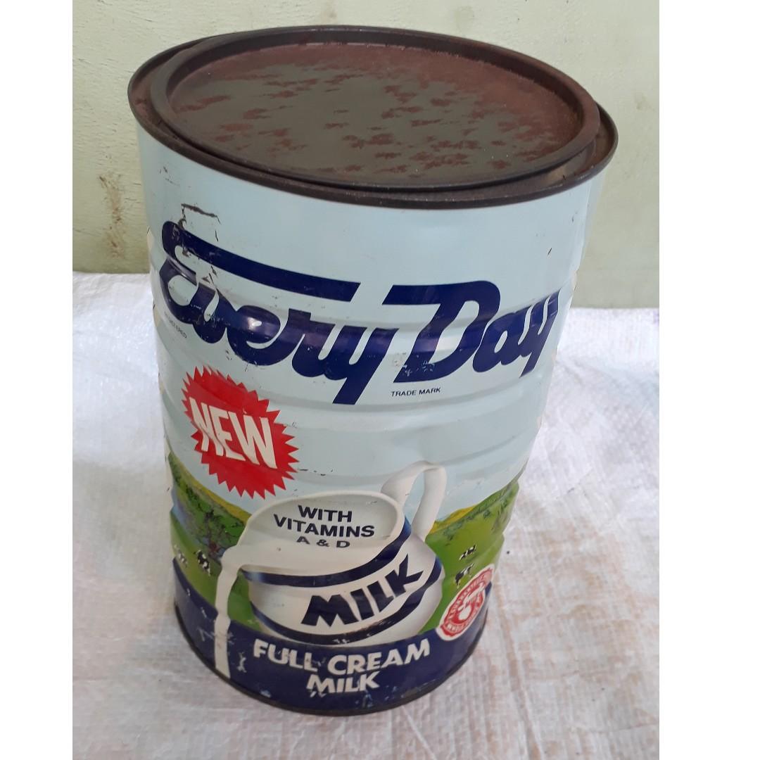 Vintage EVERYDAY MILK POWDER Big Sized MALAYSIA Collectible tin - ti104 ...