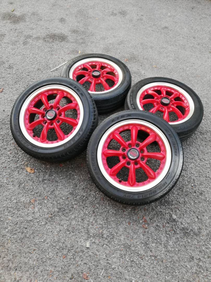 Watanabe 14 inch sports rim kancil, Auto Accessories on Carousell