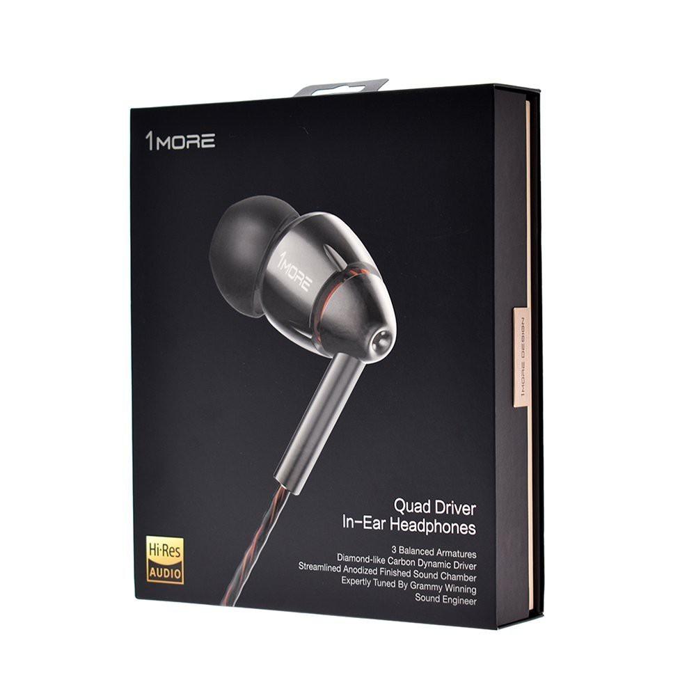 1MORE QUAD DRIVER EARPHONE / IN-EAR HEADPHONES, Audio, Headphones ...