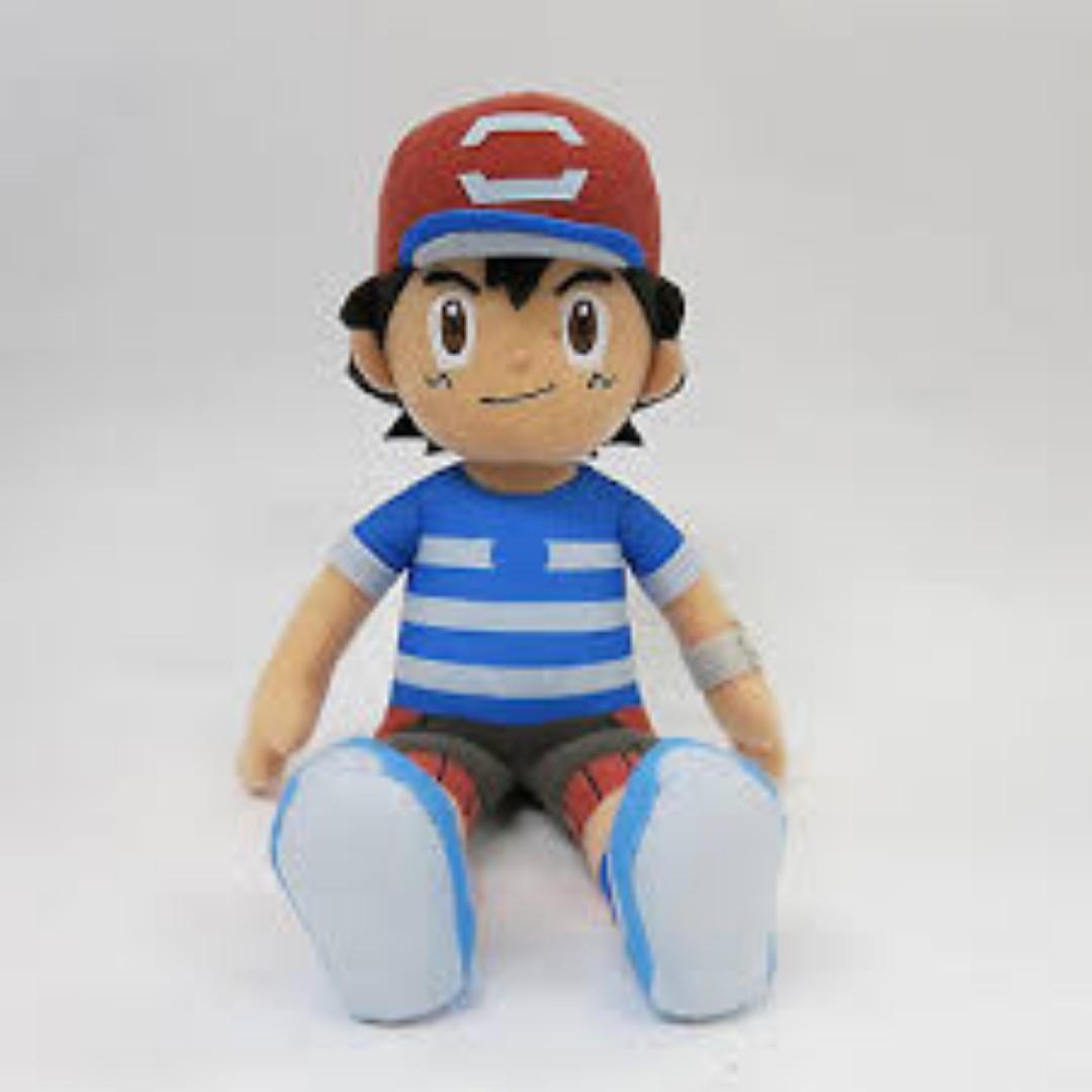 Ash / Satoshi Pokemon Plush (From Pokemon Center Tokyo), Hobbies & Toys ...