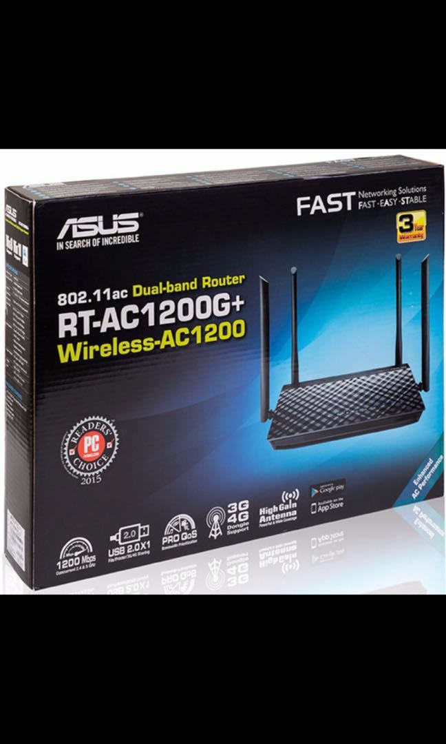 Asus 1200G+ router, Computers & Tech, Parts & Accessories, Networking ...