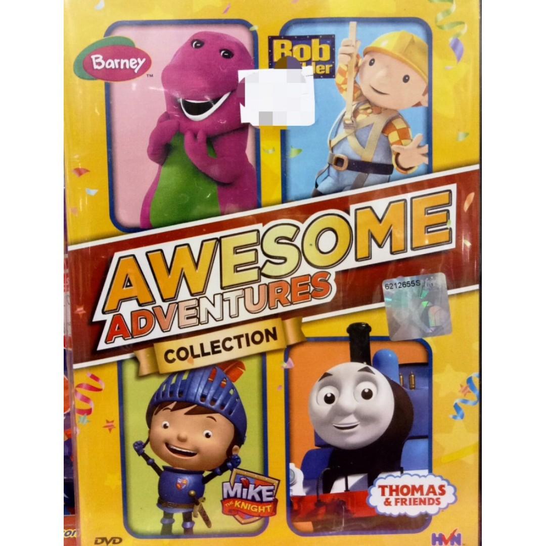 Barney Awesome Adventures Collection DVD, Hobbies & Toys, Music & Media ...