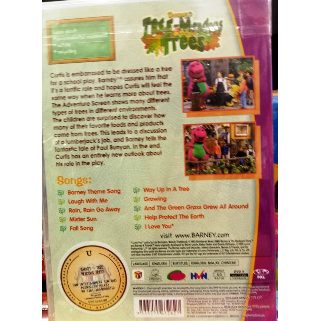 Barney Barney's Tree-Mendous Trees DVD, Hobbies & Toys, Music & Media ...