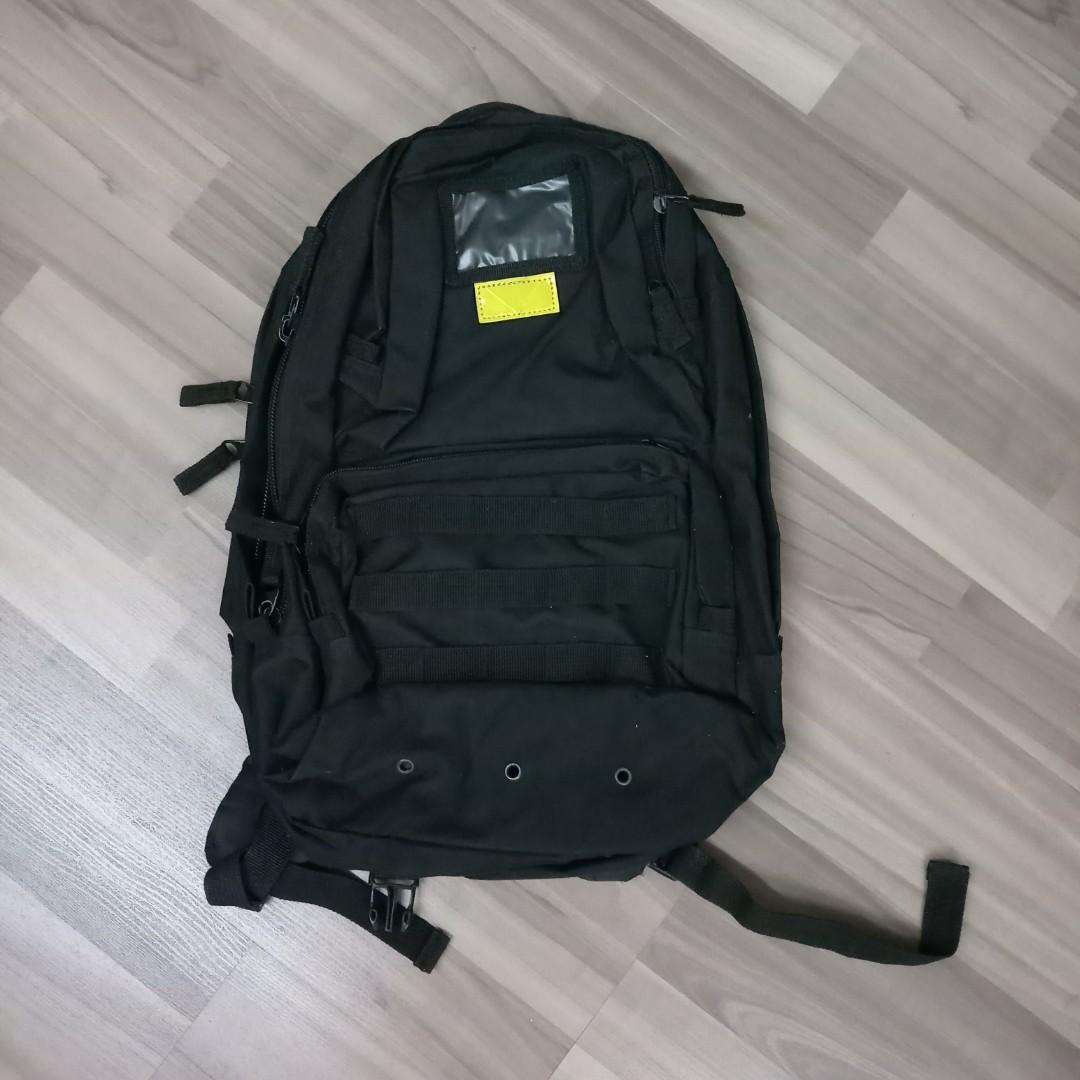 Black army bag, Men's Fashion, Bags, Backpacks on Carousell