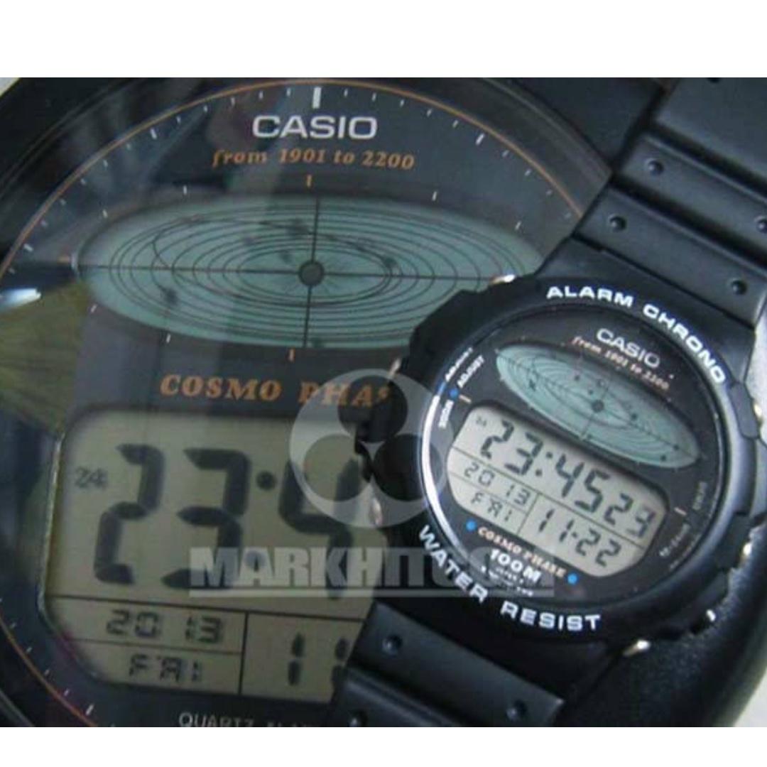 CASIO Cosmo Phase CGW-50 Module 830 Watch 80's MADE IN JAPAN ULTRA rare ...