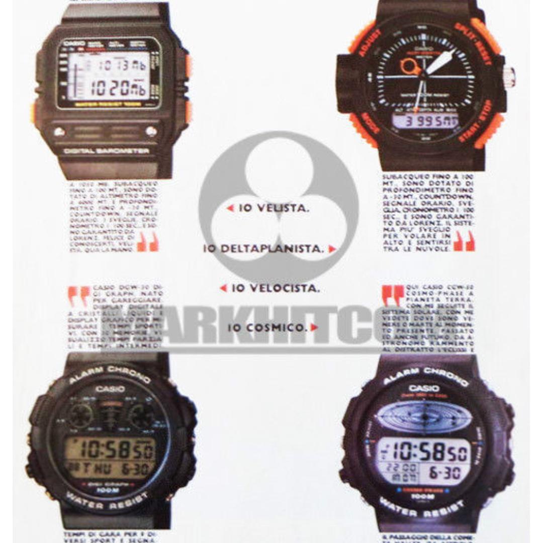 CASIO Cosmo Phase CGW-50 Module 830 Watch 80's MADE IN JAPAN ULTRA rare ...