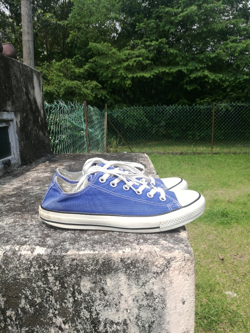 Converse low cut - blue #OCT10, Men's Fashion, Footwear, Sneakers on ...