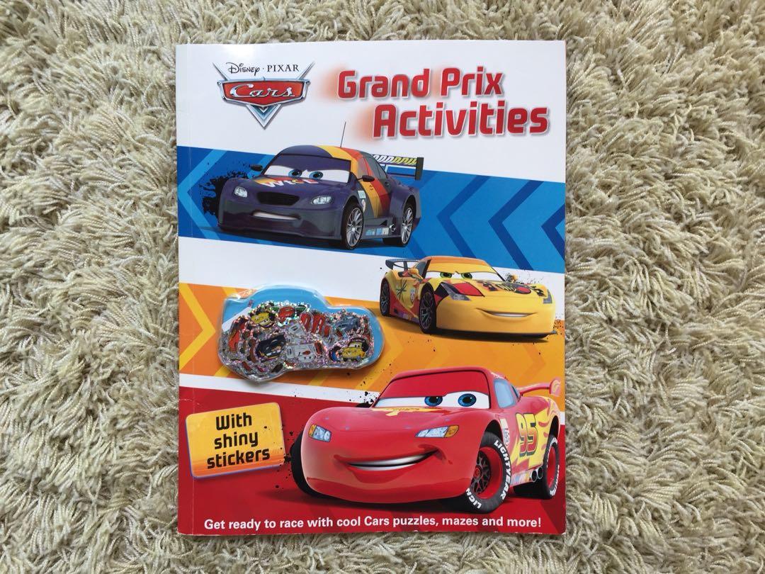 Disney Cars Lightning McQueen Activity Book - with lots of Shiny ...