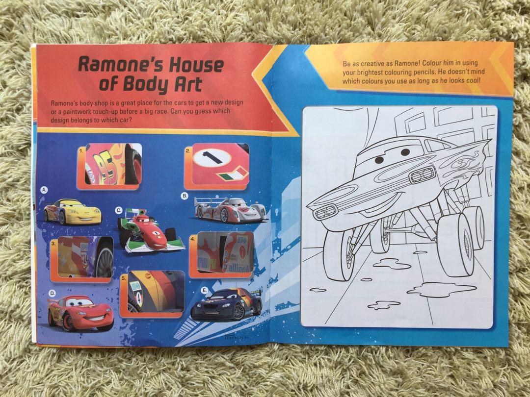 Disney Cars Lightning McQueen Activity Book - with lots of Shiny ...