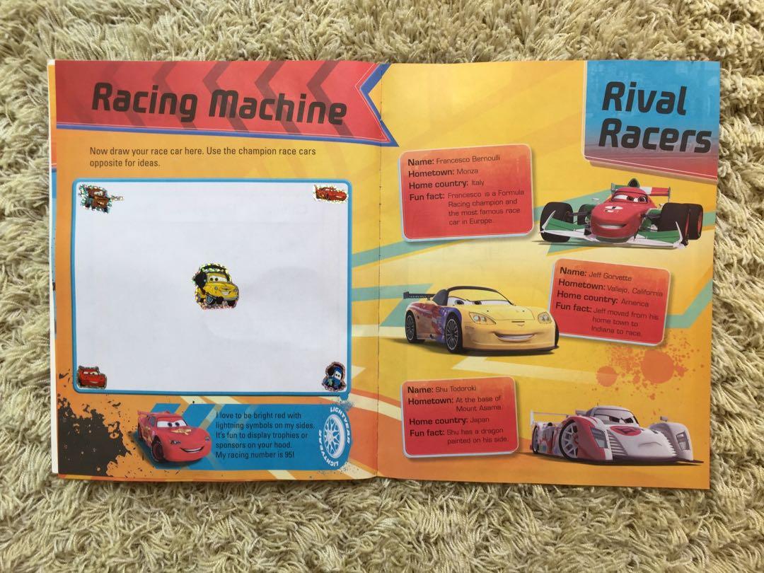 Disney Cars Lightning McQueen Activity Book - with lots of Shiny ...