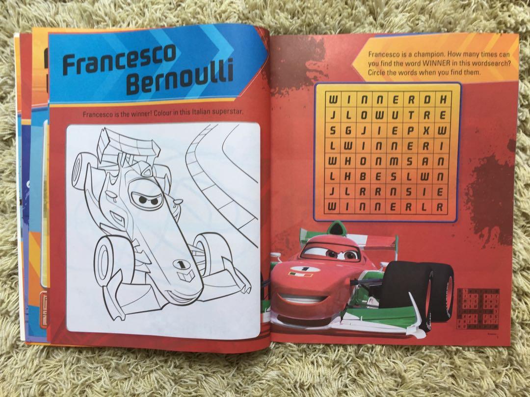 Disney Cars Lightning McQueen Activity Book - with lots of Shiny ...