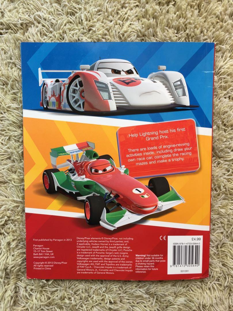 Disney Cars Lightning McQueen Activity Book - with lots of Shiny ...