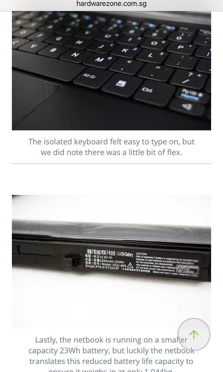 Fujitsu Lifebook / Notebook MH330, Computers & Tech, Laptops ...