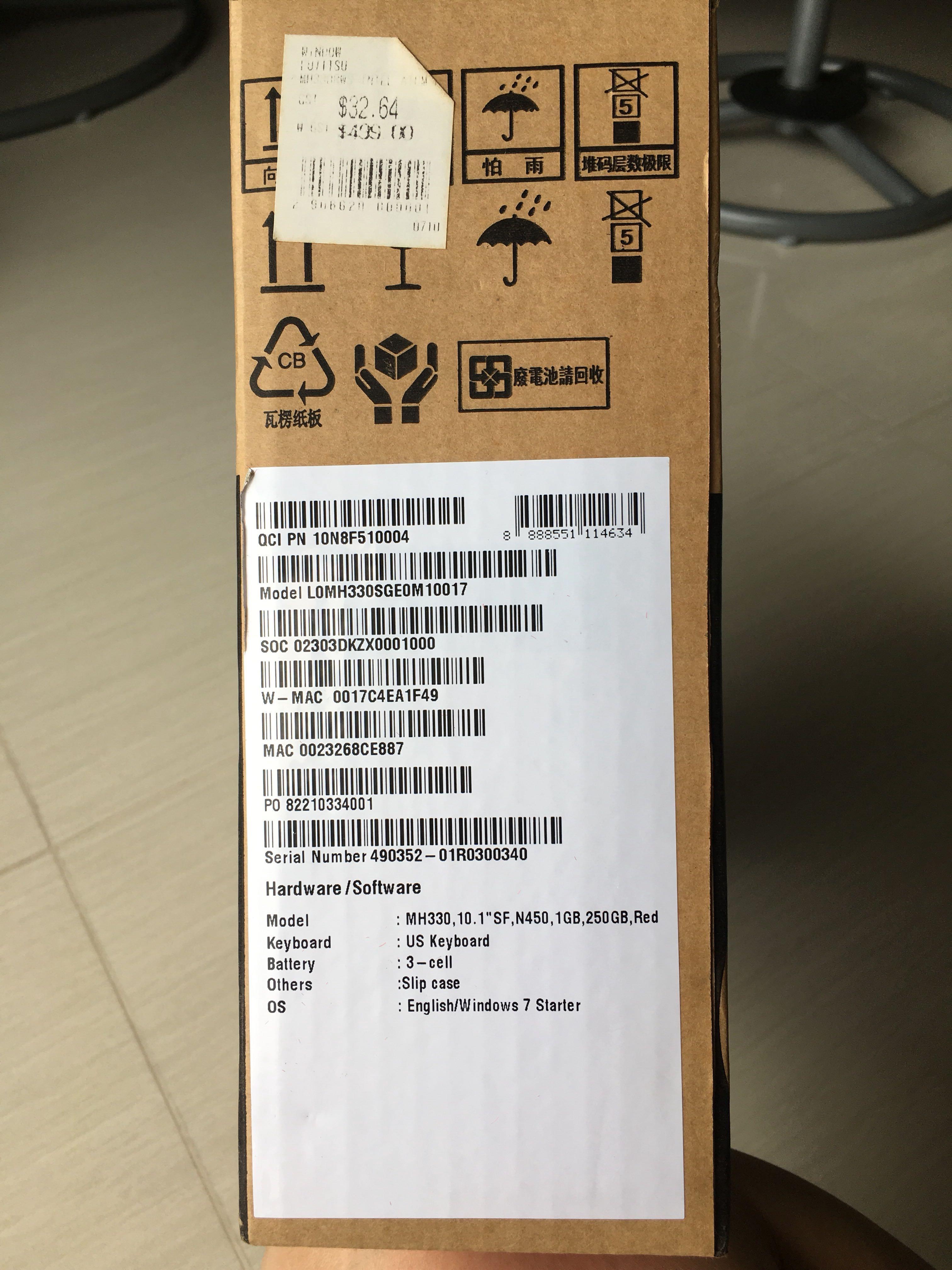 Fujitsu Lifebook / Notebook MH330, Computers & Tech, Laptops ...