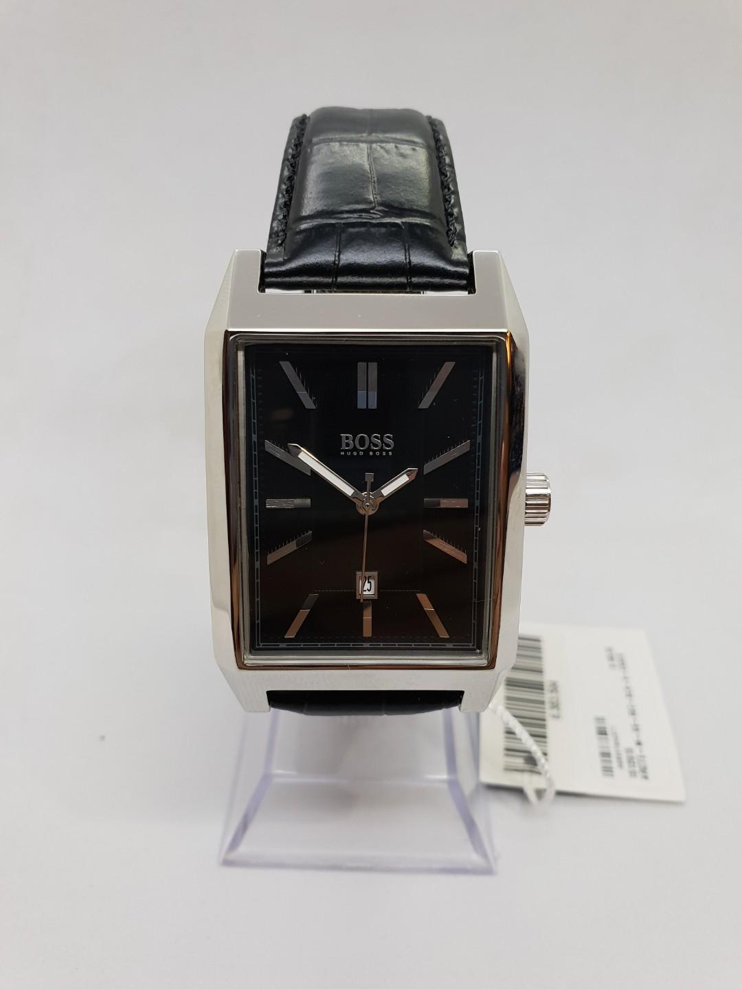 Hugo Boss Rectangular Watch, Men's Fashion, Watches & Accessories ...