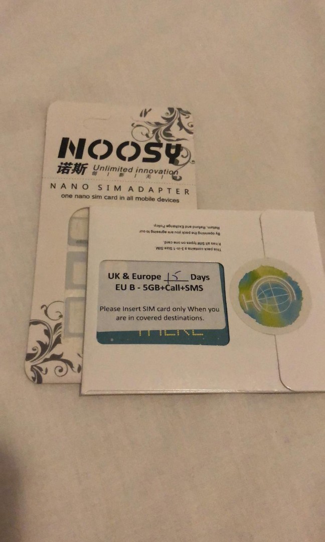 ICC Europe Sim Card, Men's Fashion, Watches & Accessories, Wallets ...