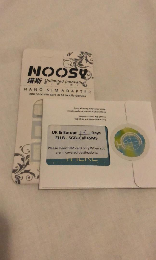 ICC Europe Sim Card, Men's Fashion, Watches & Accessories, Wallets ...