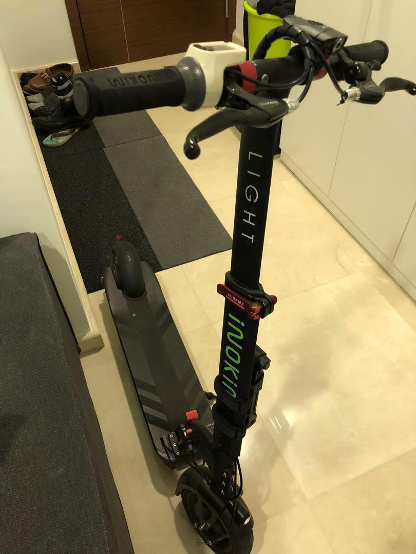 Inokim Light 2 with ~60km range battery + extras, Sports Equipment ...
