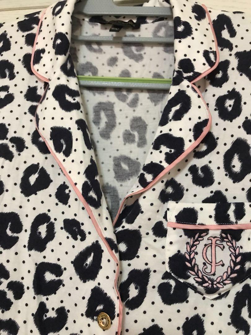 Juicy Couture Angel Leopard Lounge PJ top, Women's Fashion, Tops, Other ...