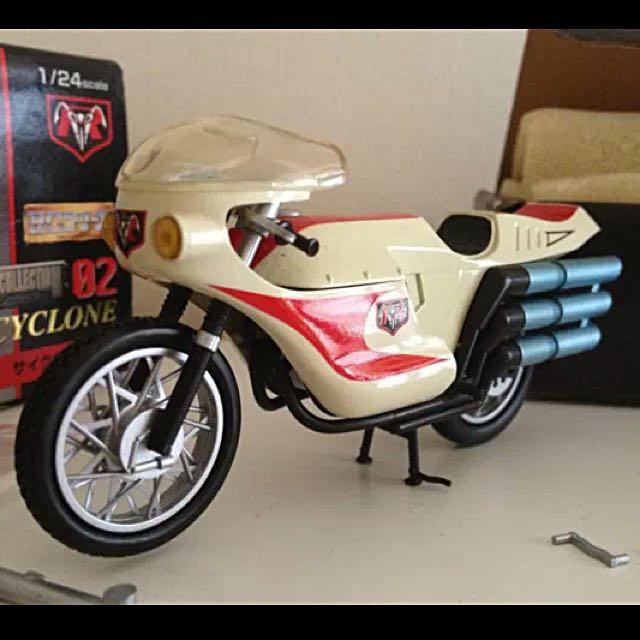 Kamen Masked Rider Cyclone Bike 1/24 Scale Metal Mecha Collection ...