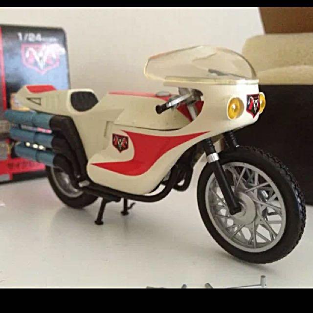 Kamen Masked Rider Cyclone Bike 1/24 Scale Metal Mecha Collection ...