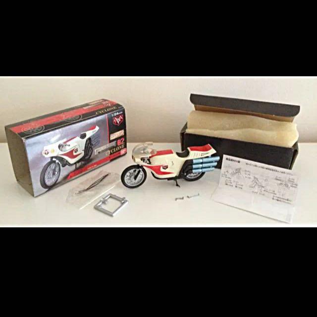 Kamen Masked Rider Cyclone Bike 1/24 Scale Metal Mecha Collection ...