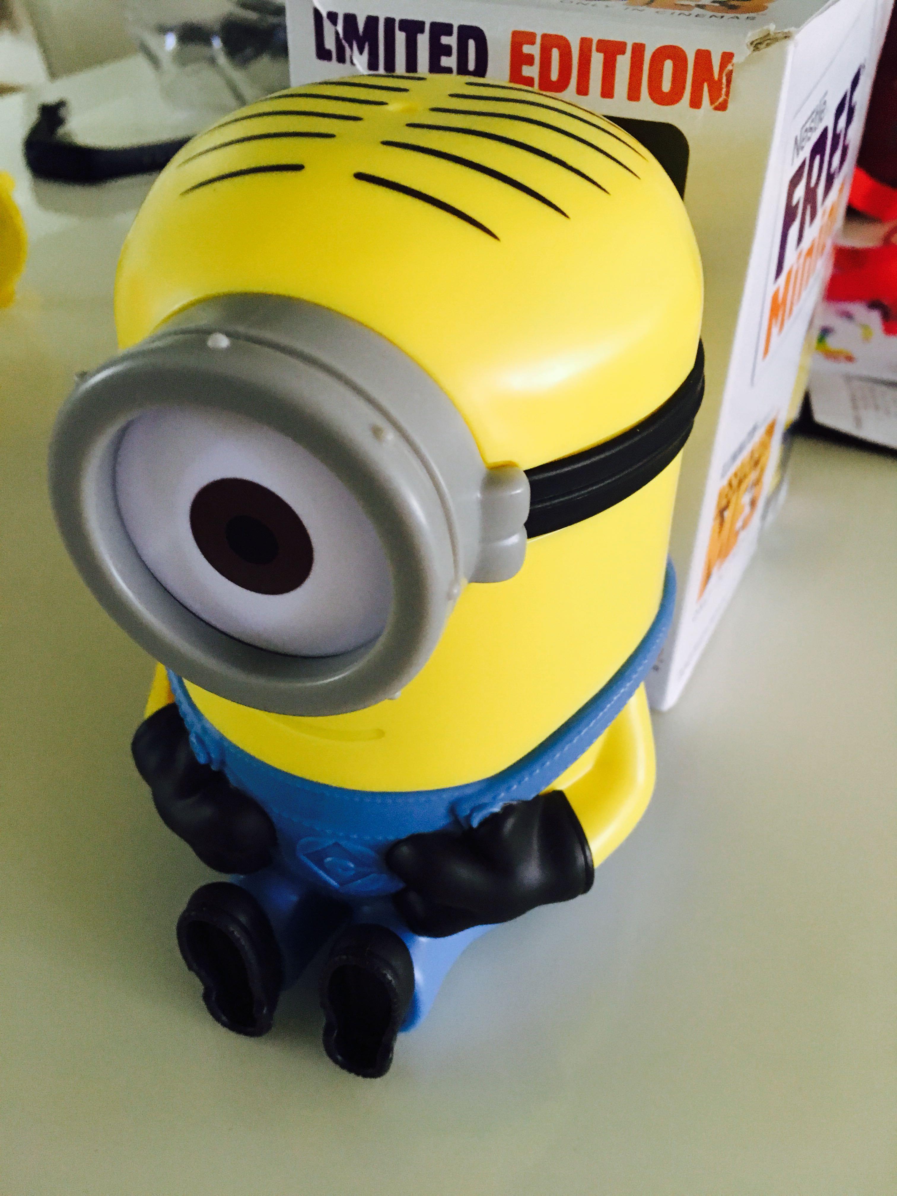 Limited edition minion cereal container, Furniture & Home Living ...