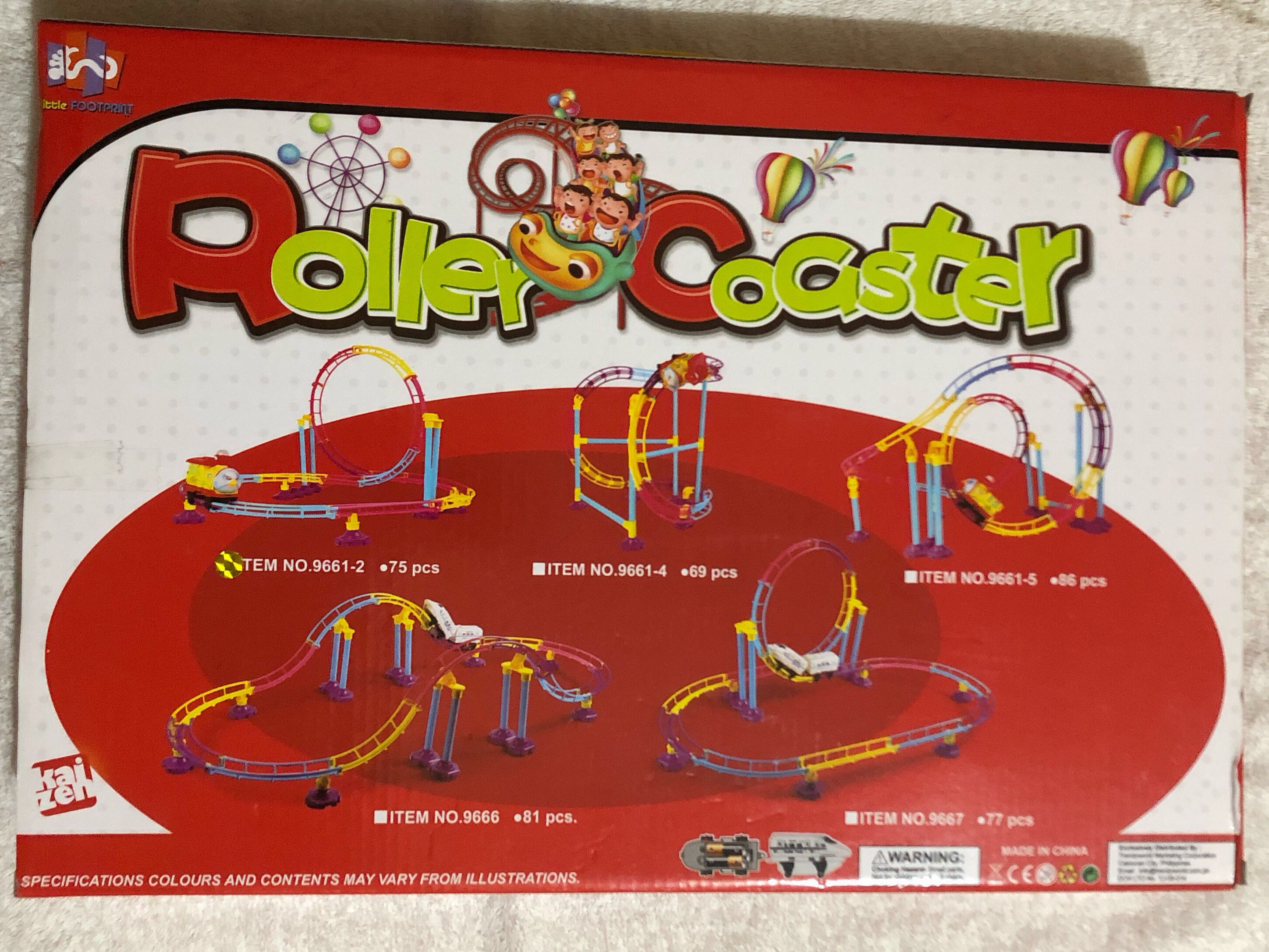 Little Footprint Roller Coaster Set, Babies & Kids, Infant Playtime on ...