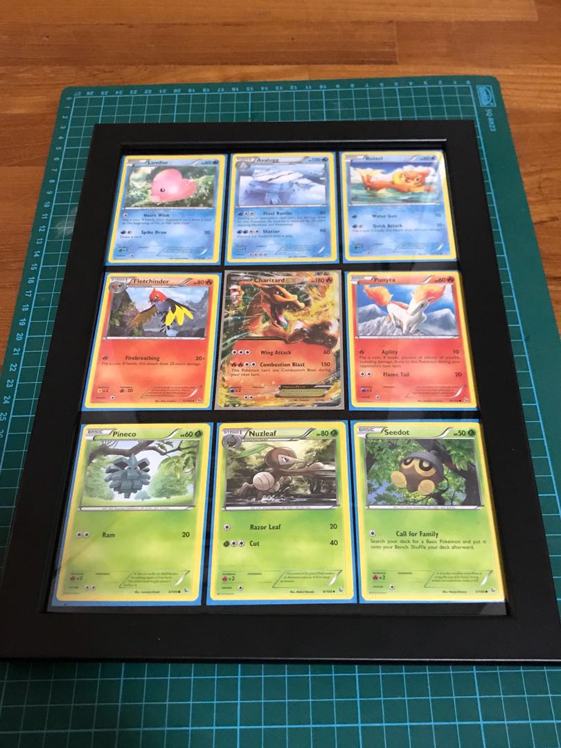 Pokemon card frame, Hobbies & Toys, Toys & Games on Carousell