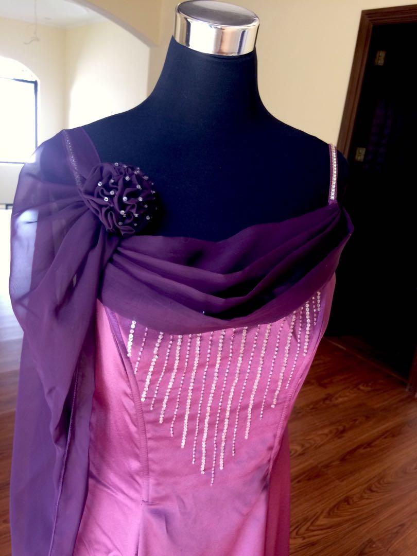 Simple Gown for Debut or Graduation Ball, Women's Fashion, Dresses ...