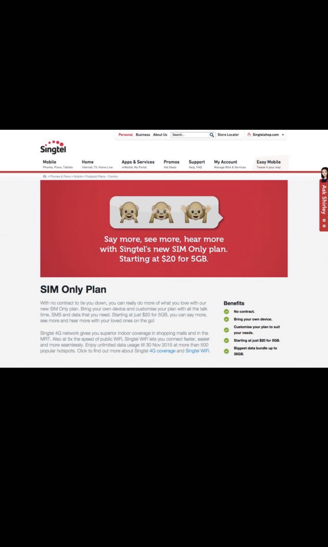 Singtel 30GB SIM only plan, Mobile Phones & Gadgets, Mobile & Gadget ...