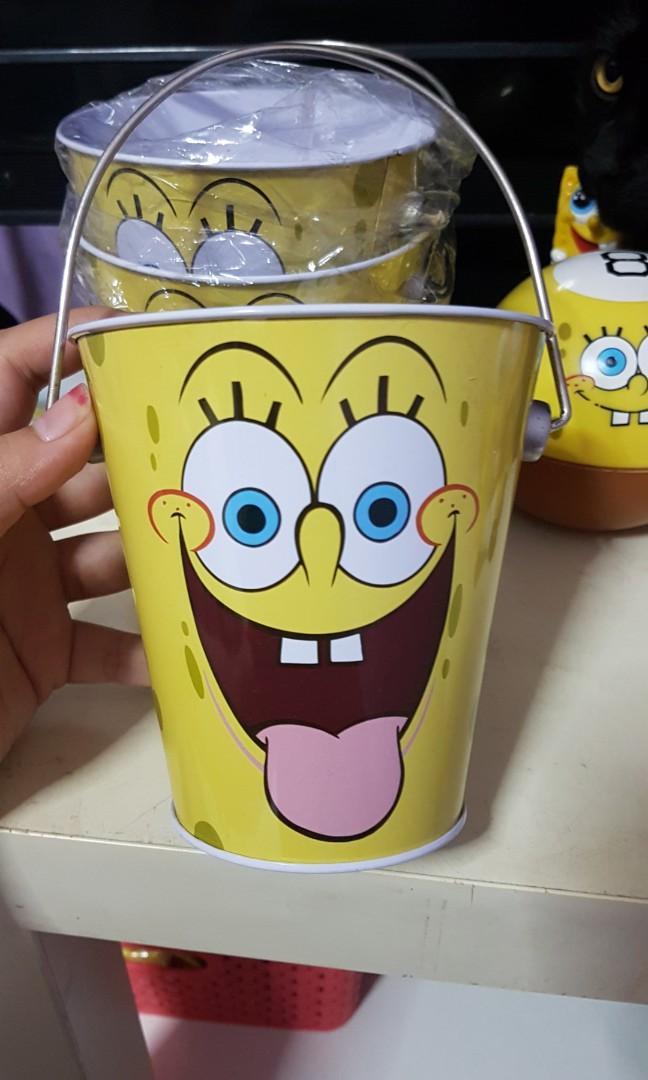 Spongebob Tin, Hobbies & Toys, Toys & Games on Carousell