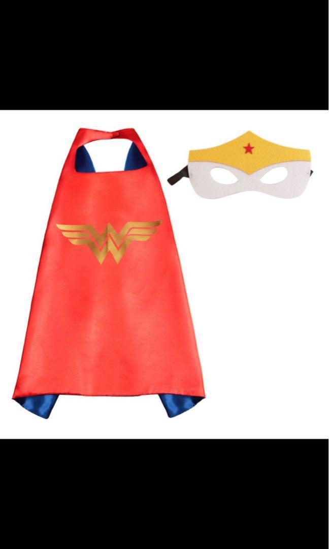 Superhero Cape And Mask Adult And Kids Superhero Mask Children ...