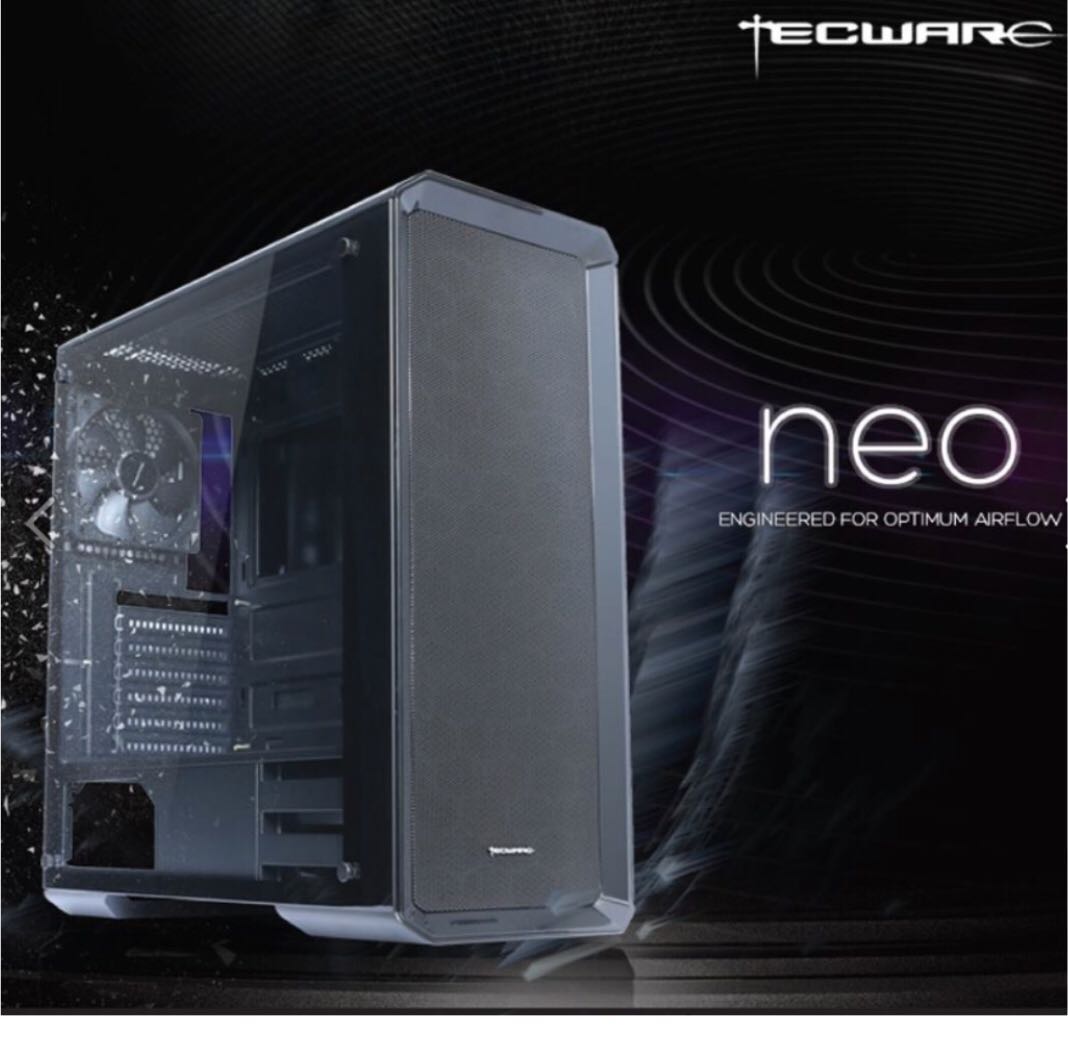 Tecware NEO ATX Casing TG, Computers & Tech, Parts & Accessories ...