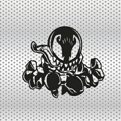VENOM Figure Premium Vinyl Sticker Decal (Comics Marvel Legends Villian ...