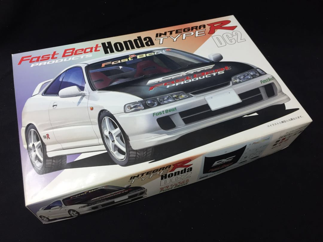 富士美 1/24 Honda Integra DC2 Type R "Fast Beat Products, 興趣及遊戲, 玩具 & 遊戲類 - Carousell