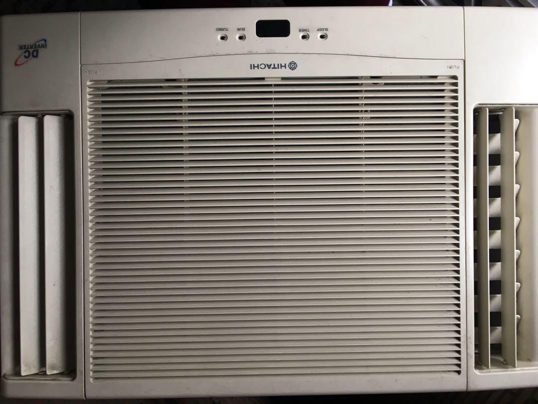 Air Conditioner: HITACHI WINDOW TYPE INVERTER RA 50NA RA 45NW 2HP ...